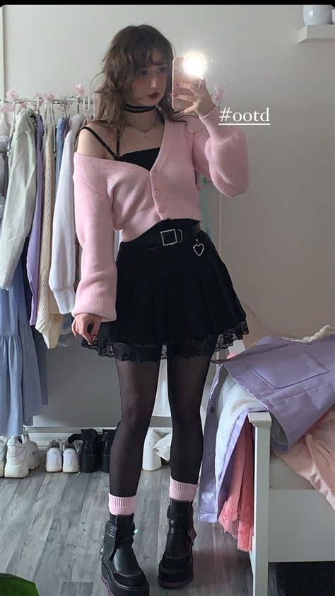 Pastel Pink And Black Outfit Artofit
