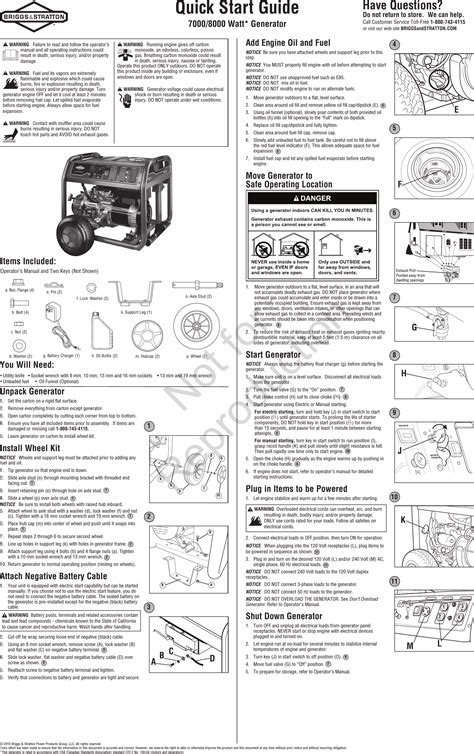 17816 2 Briggs & Stratton 30471 Set Up Guide Pump 17816_2_Briggs User ...