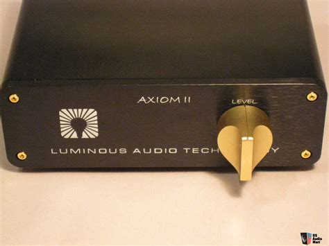 Luminous Axiom Ii Balanced Passive Preamp Volume Control With Mfg Upgrade Free Shipping Photo