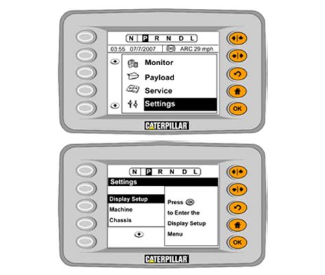 Using Vims With Advisor Setting Menu Payload Menu Monitor Menu And