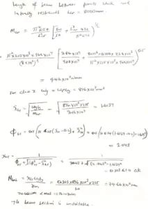 Assuming That The Beam In Worked Example 1 Is Only Laterally