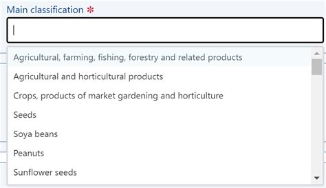 Cpv Code List In The Notice Editor · Op Ted Eforms Sdk · Discussion