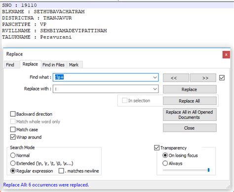 Regex How To Add Second Line Text After Colon In Notepad Stack Overflow