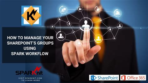 How To Manage Your Sharepoints Groups Using Spark Workflow Youtube