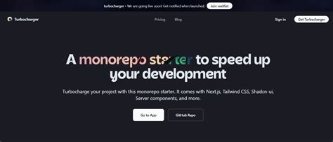 A Monorepo App Built With Turborepo Nextjs 14 Shadcn Ui Stripe And