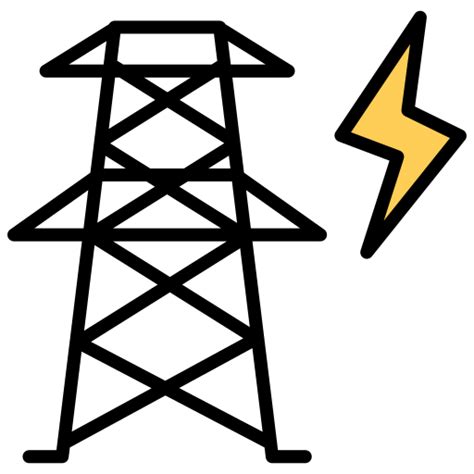 Power Grid Generic Color Lineal Color Icon