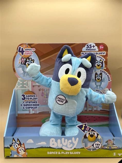 Bluey Dance And Play 14 Animated Plush Over 55 Phrases And Songs