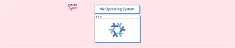 what is the nix operating system scaler topics