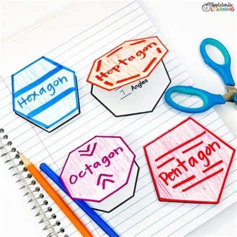 Classifying Polygons With Math Foldables 2d Shape Classification