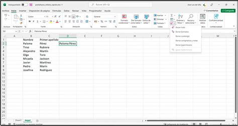 La Herramienta De Relleno Automático De Excel