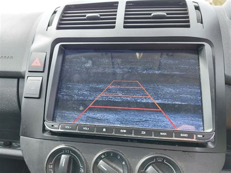 Reverse Camera Displaying Multiple Mini Screens Full Of Static 2008 Vw
