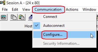 AS Connection Configuration IT Help Center