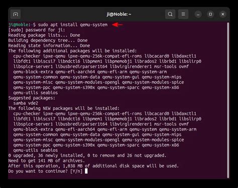 Установите и настройте Qemu Kvm для запуска виртуальных машин в Ubuntu 24 04