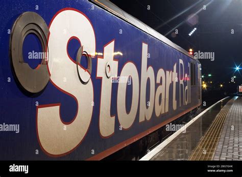 Db Cargo Class 92 Electric Locomotive 92017 In Stobart Rail Livery Hauling The Stobart Tesco
