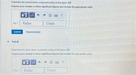 Solved Solve The Problem Using The Stress Transformation