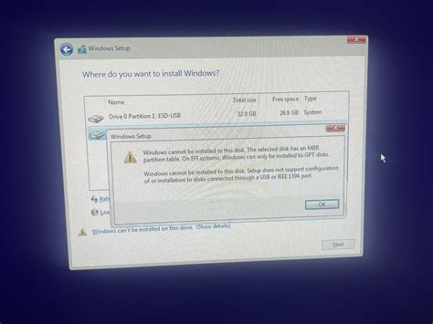 Cannot Install Windows Windows Cannot Be Installed To This Disk The