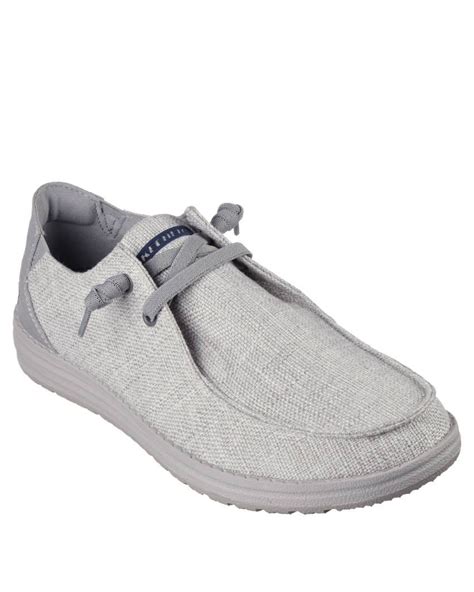 Shop Skechers Relaxed Fit Melson Nela In Grey