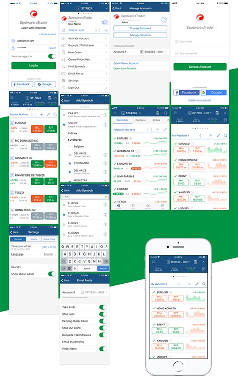 CTrader Mobile IOS App Design V X On Behance