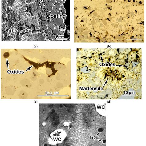 The Coating Microstructure Ad Cross Sectional Direction Bc A