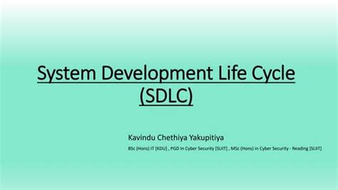 Report On Software Development Life Cycle Sdlc Docx Operating