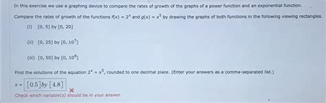 solved in this exercise we use a graphing device to compare