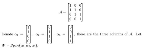 Solved A Find A Basis For W B Check Your Answer In Chegg Com