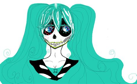 Candy Skull Miku By Yukimmd On Deviantart