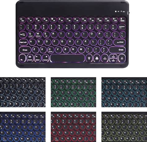 Jp タブレットキーボード Bluetooth Ipad対応キーボード 10インチ 7色バックライト搭載 タブレット