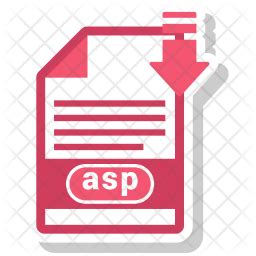 Asp File Icon Download In Flat Style