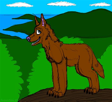 Woofsketch By Reddywolf