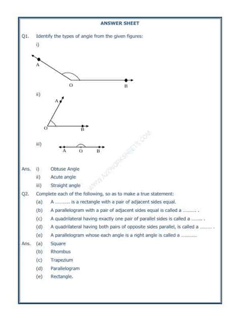 A2zworksheets Worksheet Of Understanding Elementary Shapes 01 Geometry