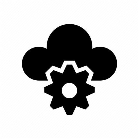 cloud configure database server setting icon download on iconfinder