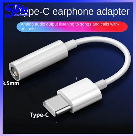 Jual Usb Type C To Mm Aux Audio Jack Converter Kabel Headphone Colokan Headset Shopee