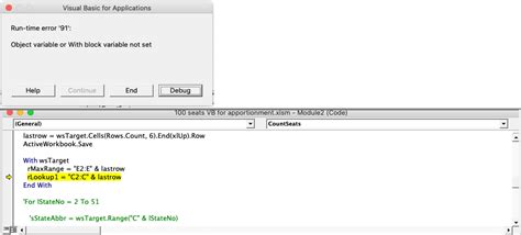 Excel Range Variable Doesnt Accept A Range Value Stack Overflow
