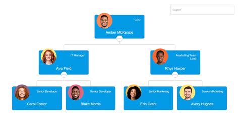 Drag And Drop OrgChart JS