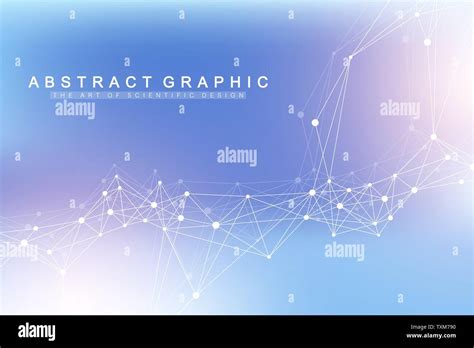 Abstract Plexus Background With Connected Lines And Dots Molecule And Communication Background