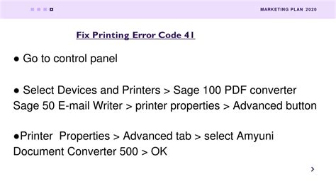 Ppt Fix Sage 50 Printer Not Activated Error And Issue Powerpoint