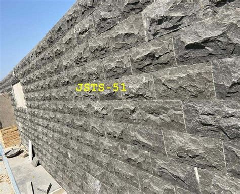 Elevation Gray Basalt Split Rough Surface Wall Cladding Tiles