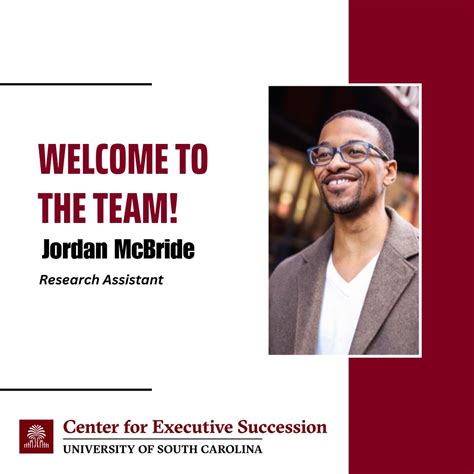 Center For Executive Succession On Linkedin Meet Jordan Mcbride One Of Our Returning Research