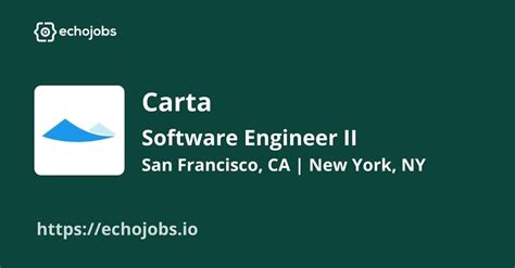 Carta Is Hiring Software Engineer Ii Developer Experience Usd 144k 170k San Francisco Ca