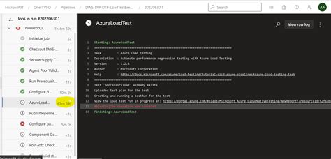 BUG ADO Pipeline Cancelled The Azure Load Testing Task But In Background It Is Running