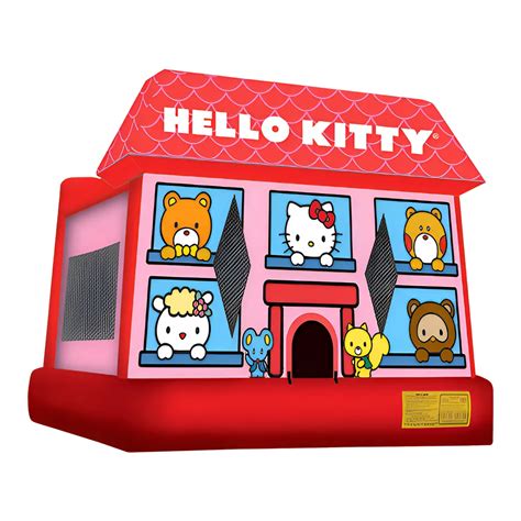 Hello Kitty Bounce House Rentals Blue Balloon Parties