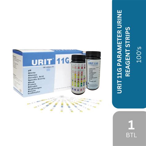 Urit 11g Parameter Urine Reagent 100s Strips