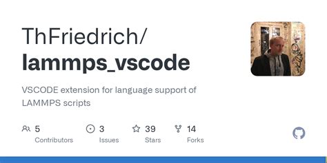 issues · thfriedrich lammps vscode · github
