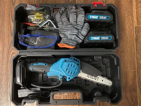 13 Mo Finance Sendry Mini Chainsaw 6 Inch Powerful Cordless Rechargeable Handheld Small