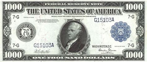 1000 Dollar Bill Learn The Value Of This Note