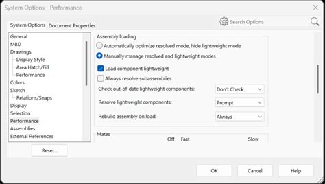 Increase Your Solidworks Assembly Speed By Hiding Lightweight Mode