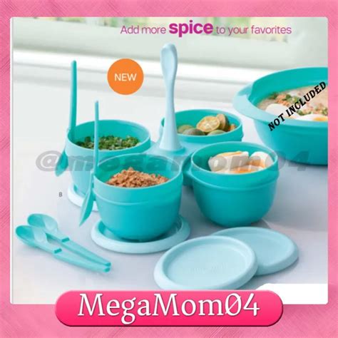 Blossoms Condimate With Spoon Tupperware Lazada Ph