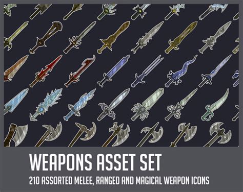 200 Weapon Set GameDev Market 200 Weapon Set GameDev Market