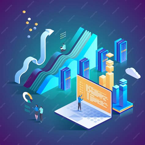 Premium Vector Datacenter Services Internet Data Center Connection